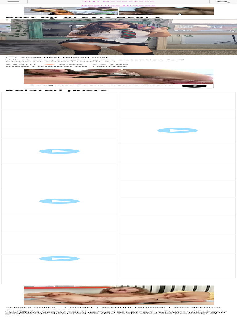 TW Pornstars - ALEXIS HEALY. Twitter. What Are You Giving Me Detention ...