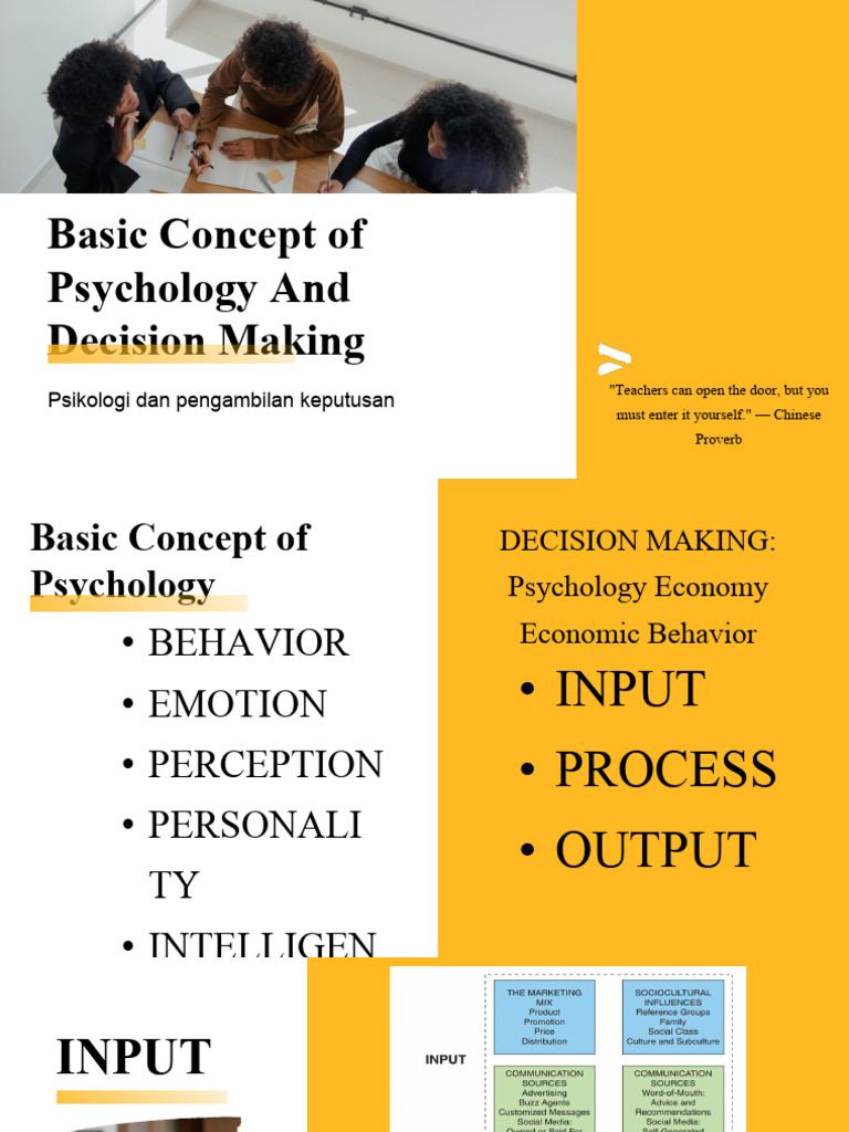 CH 4 Psychology and Decision Making | PDF | Behavior | Gift