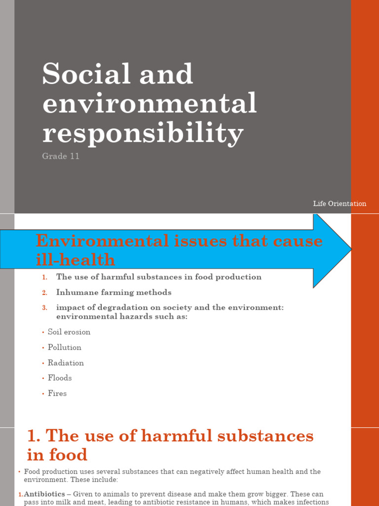 Social and Environmental Responsibility - Learner | PDF | Climate ...