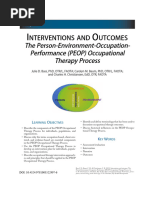 Person-Environment-Occupation-Participation (PEOP) Model | PDF ...