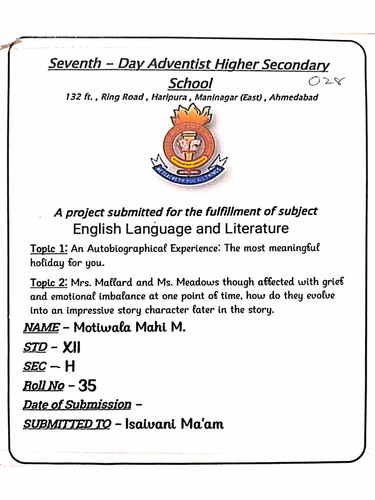 Project Format | PDF