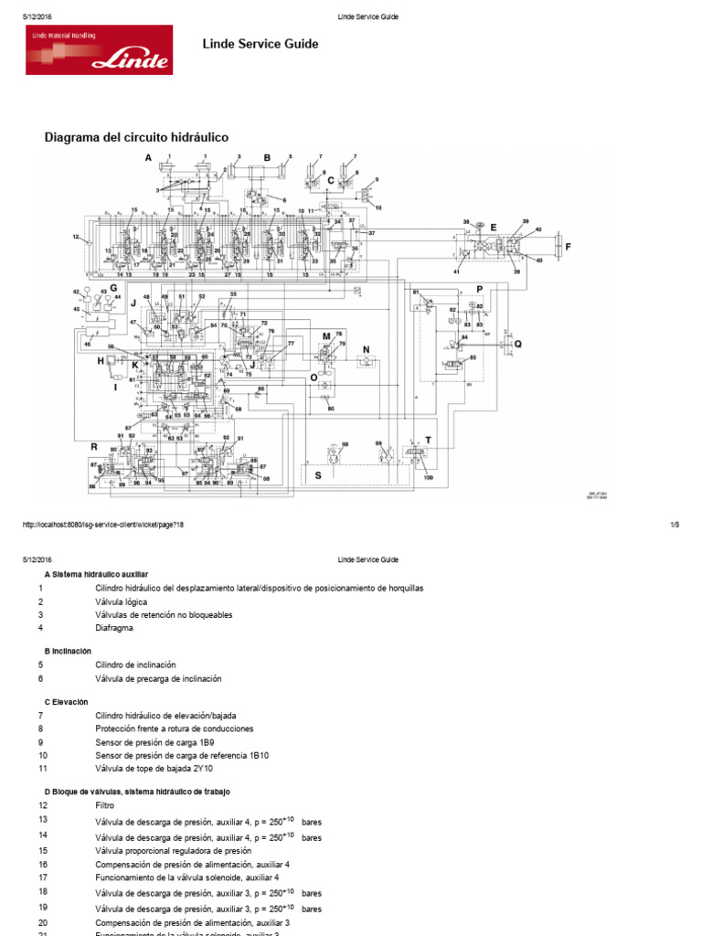 Linde Service Guide | PDF | Ingeniería mecánica | Tecnologías de gas