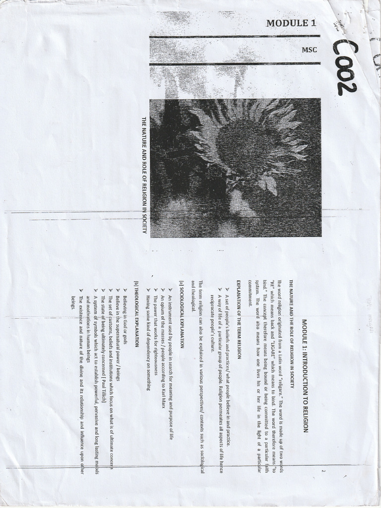 Re Module 1 Notes | PDF