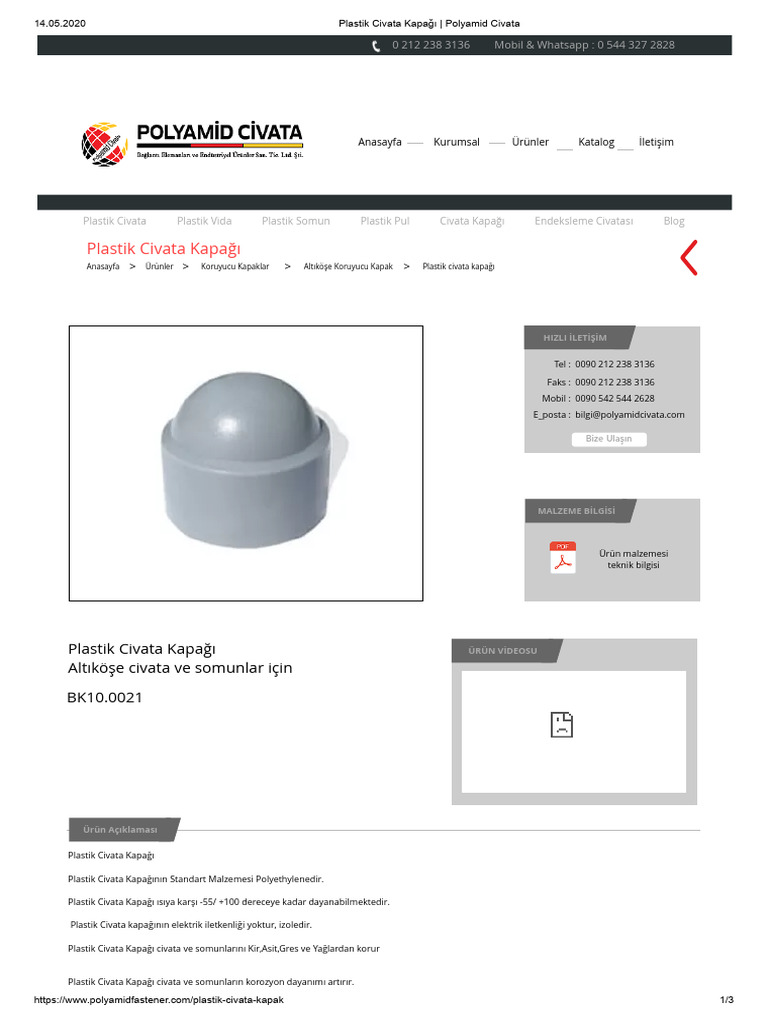 Somun Kapağı | PDF