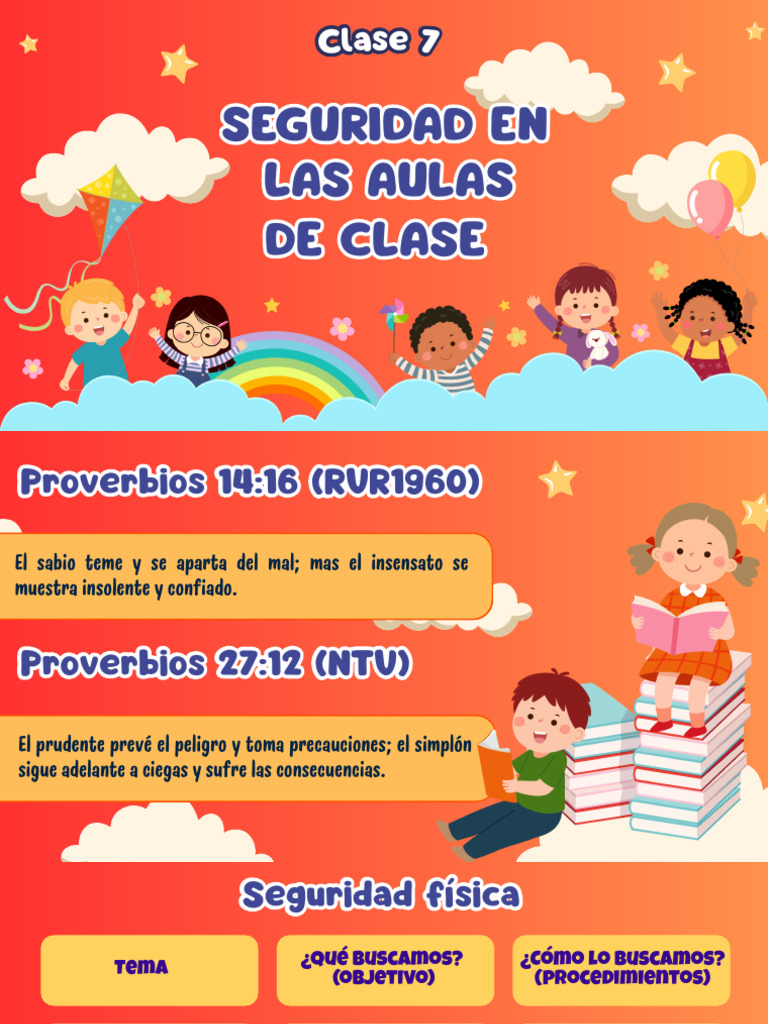 Clase 7 Seguridad en Las Aulas de Clase | PDF | Amor | Oración