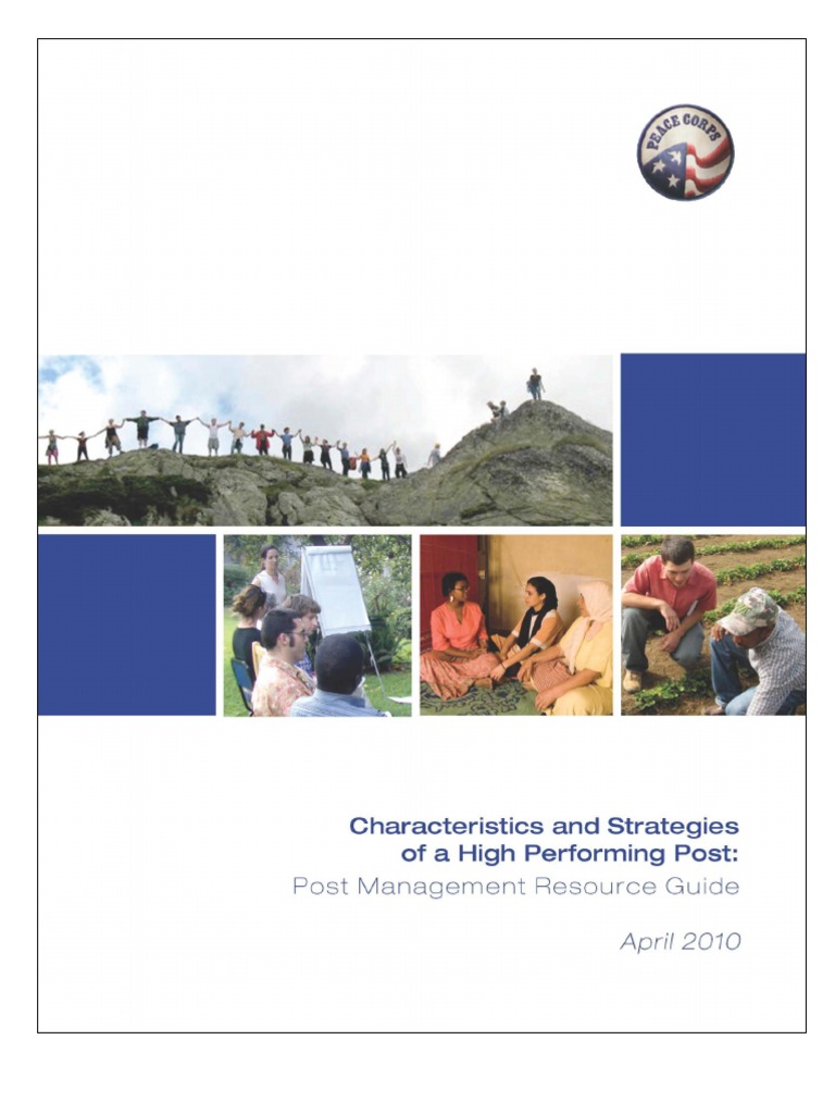 Peace Corps Guide - Characteristics of A High Performing Post | PDF ...