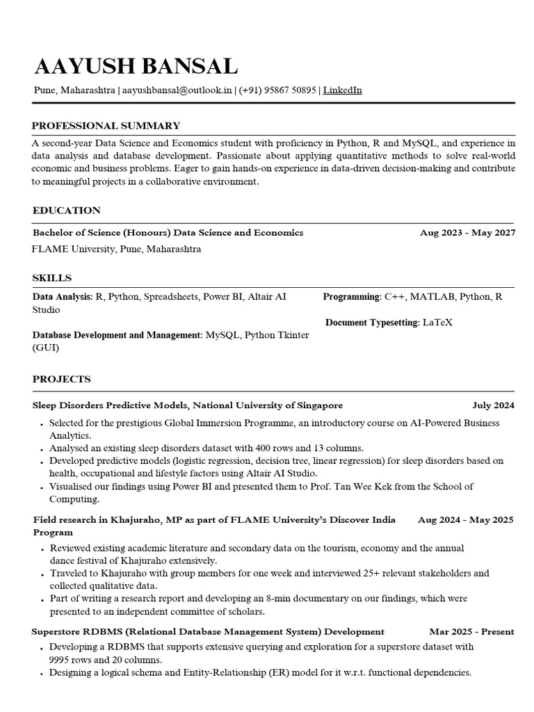AB Resume-1 | PDF