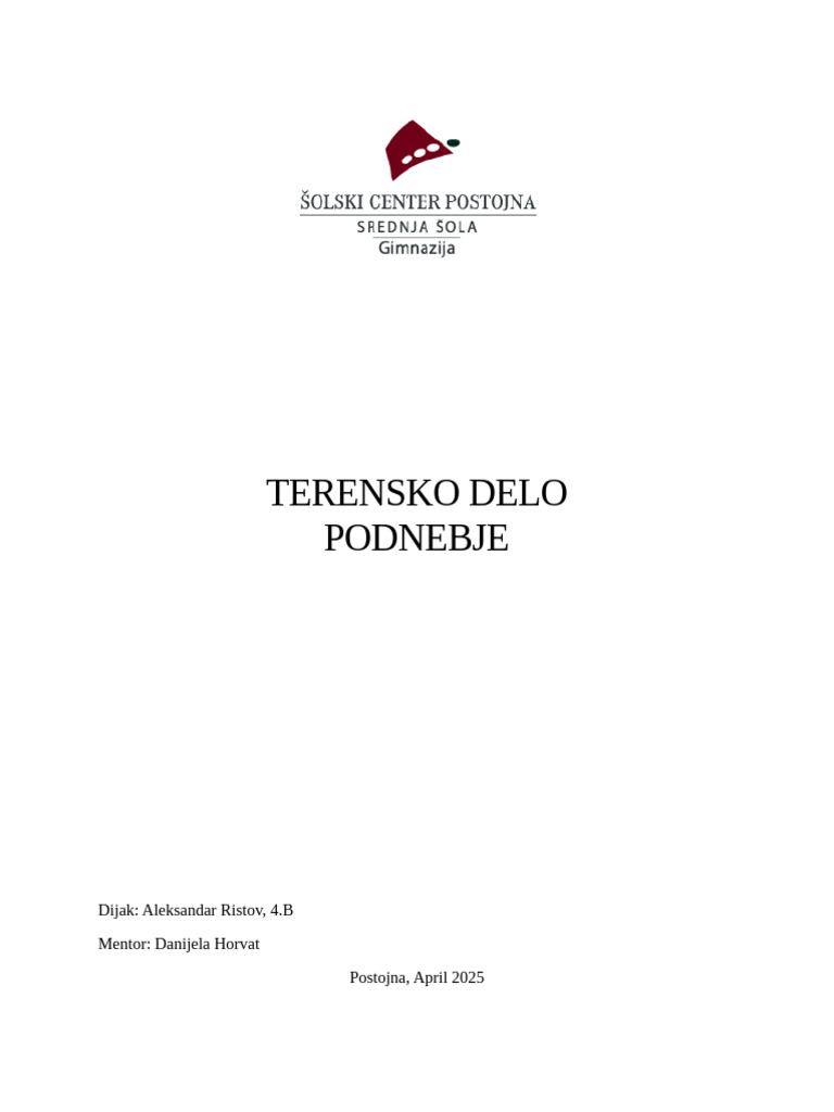 Podnebje | PDF