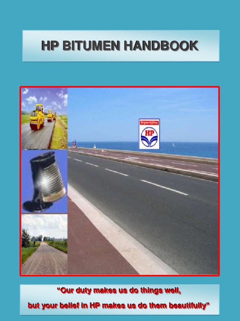 HP Bitumen Handbook | PDF | Asphalt | Road Surface