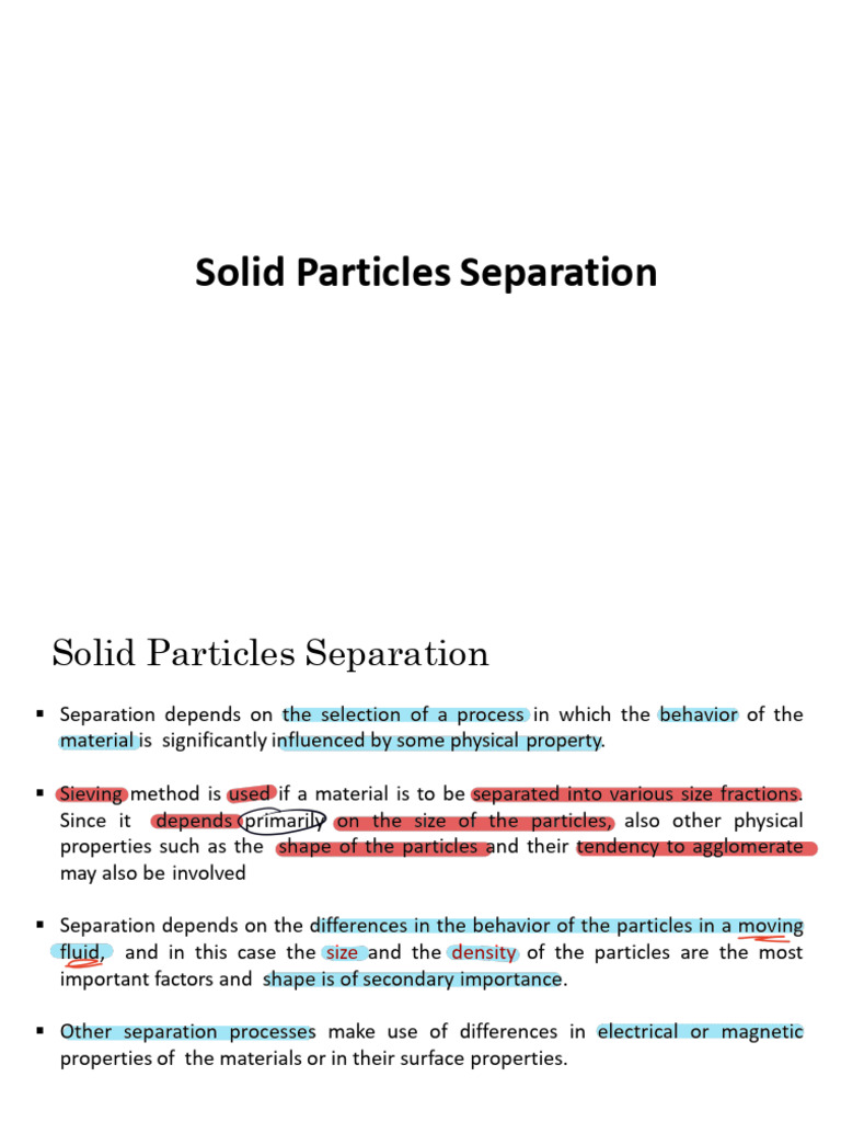 Slide 3 Solid Particles Seperation - 202506101319 - 16622 | PDF ...
