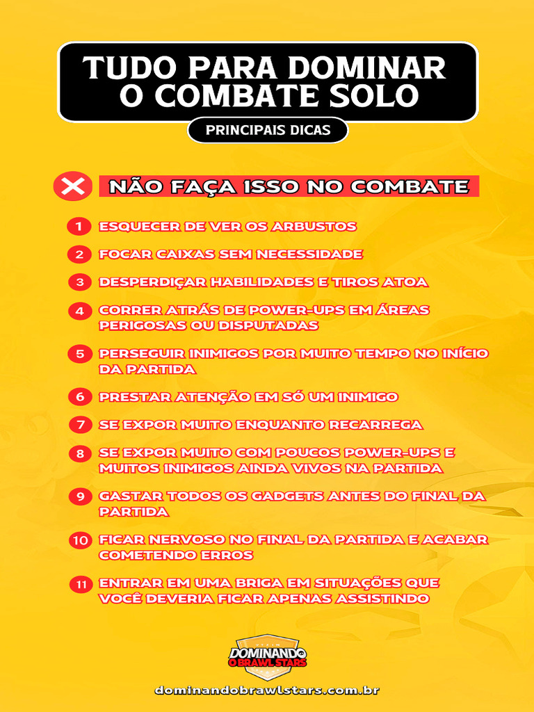 Domine o Combate Solo - Dominando o Brawl Stars Do Vtzim! | PDF | Tempo ...