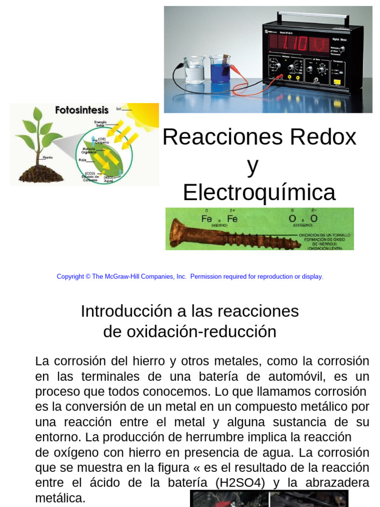 Redox y Electroquímica | PDF | Redox | Química