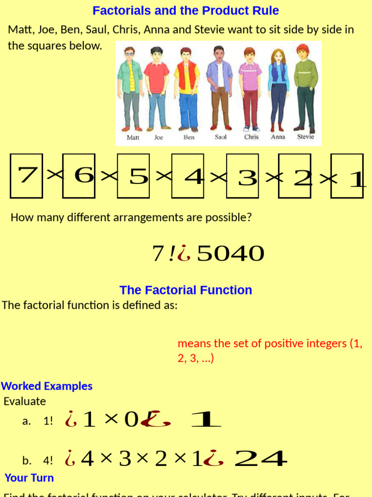 2 Factorials Permutations Combinations | PDF | Function (Mathematics) | Permutation