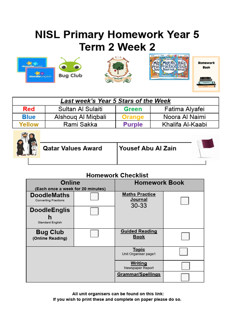 NISL Primary Homework Week 2 | PDF | Linguistics | Grammar