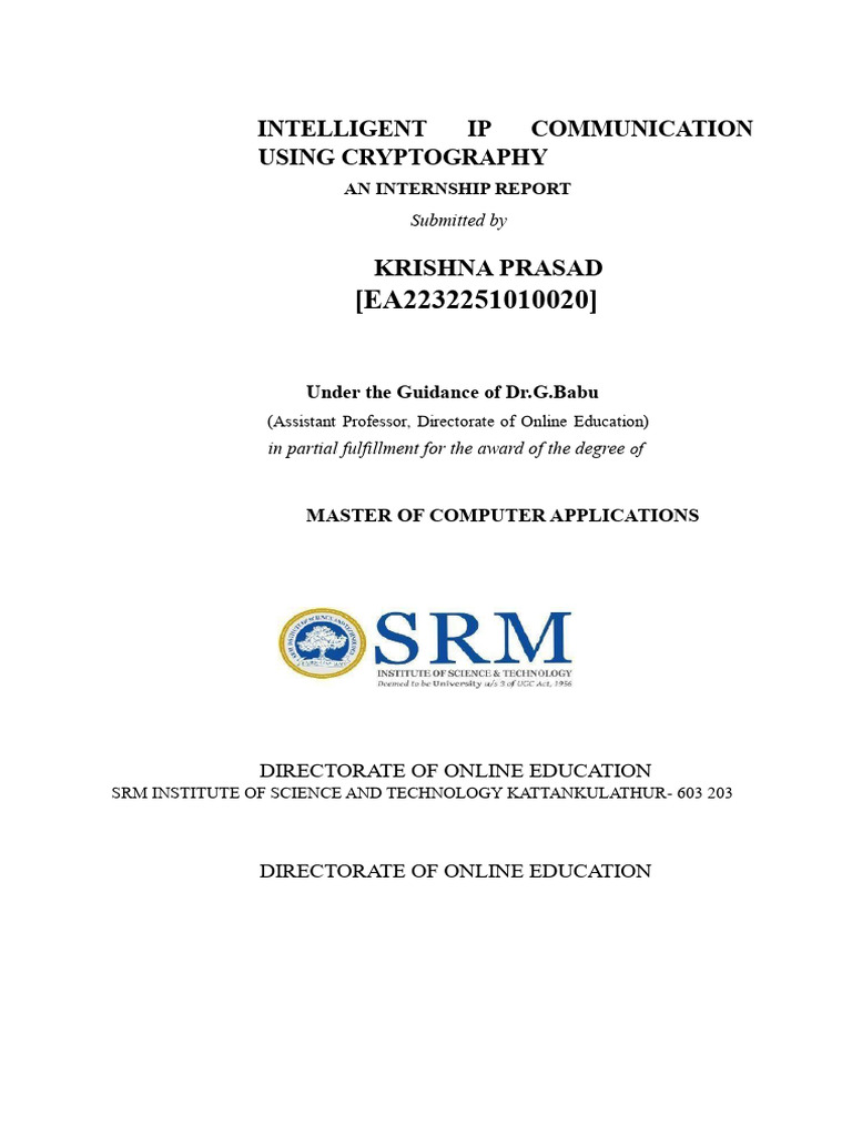 Intelligent Ip Communication System Using Cryptography | PDF | Php ...