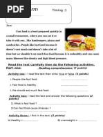 Present Unit 4 - Lunchtime (Superminds Year 1) | PDF