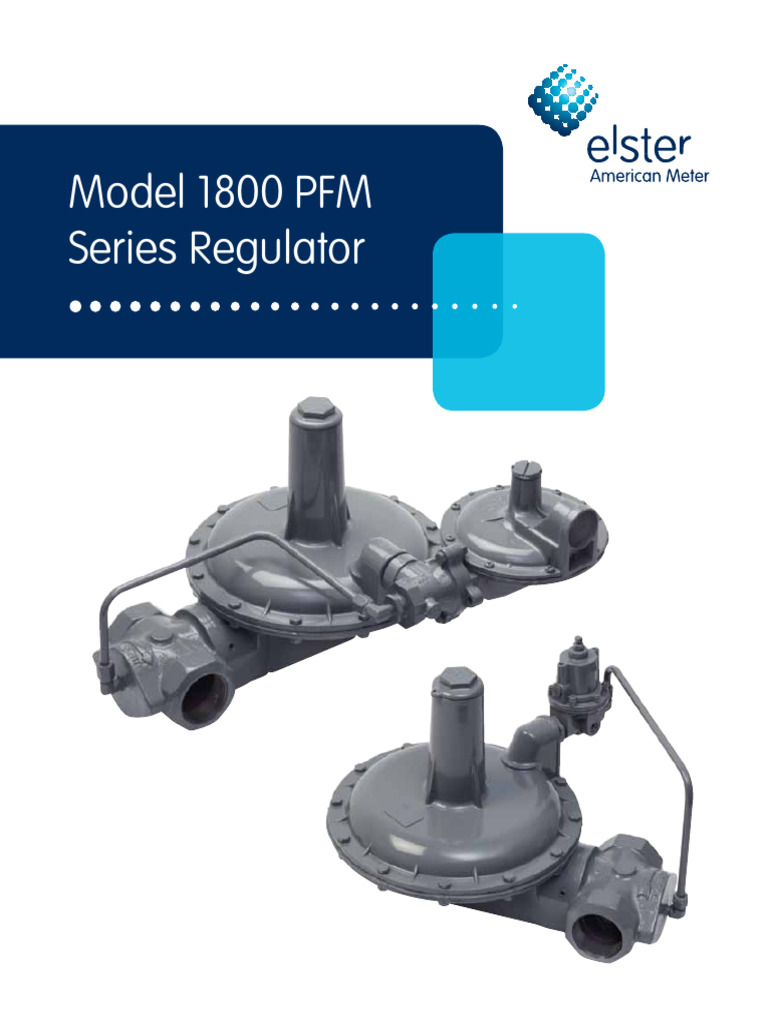 1800 PFM Regulator Brochure EAM-BR8552 | PDF | Gases | Continuum Mechanics