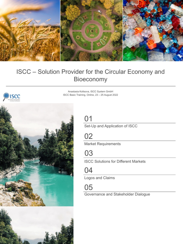 ISCC Certification for Circular Economy | PDF