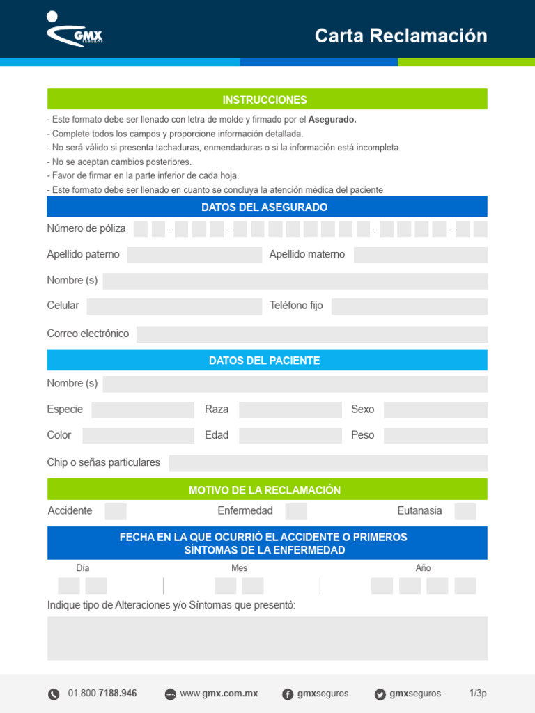 Carta Reclamacion. MEDIPET | PDF | Diagnostico medico | Medicina CLINICA
