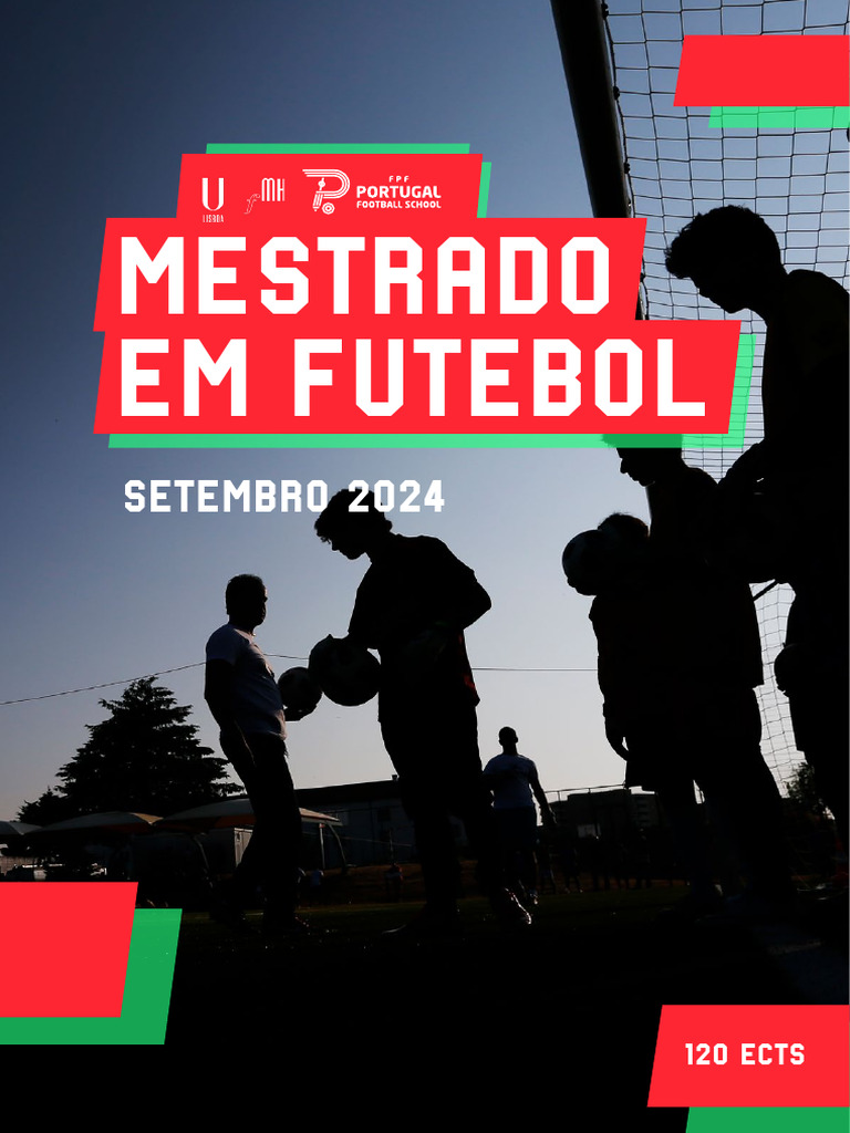 Brochura Mestrado Futebol 2024 2025 01 | PDF | Science | Futebol