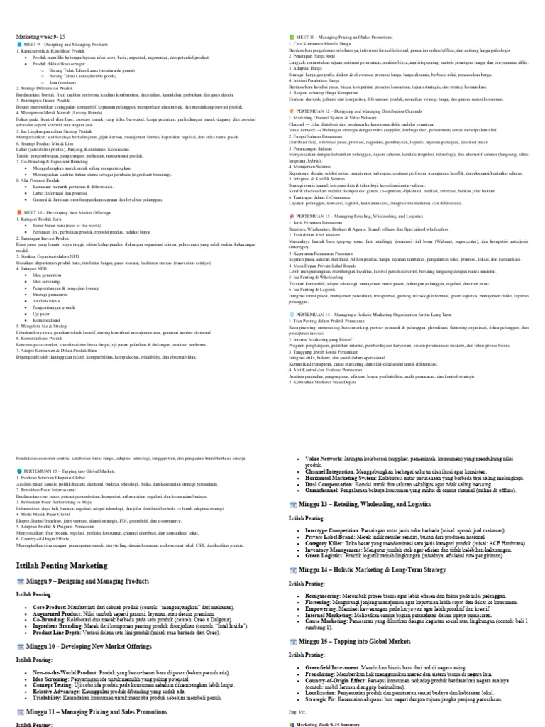 Marketing UAS Sheet | PDF