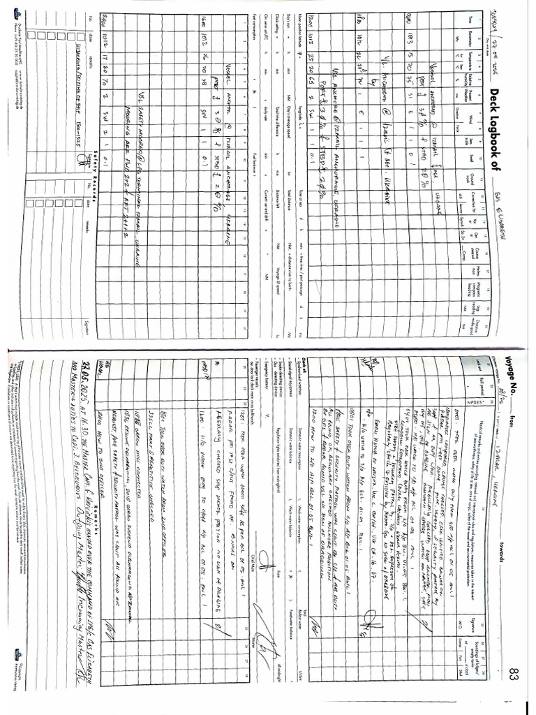 LogBook Drill01 | PDF