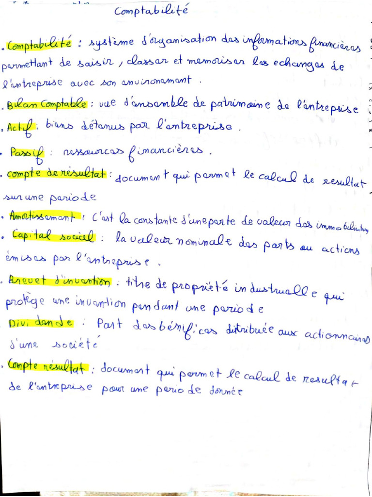 Comptabilité | PDF
