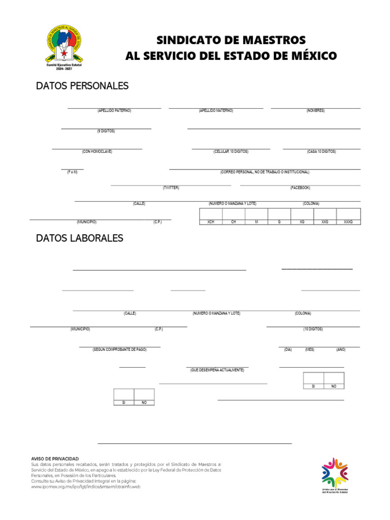Hoja de Datos para La Base R06 (Formulario) | PDF