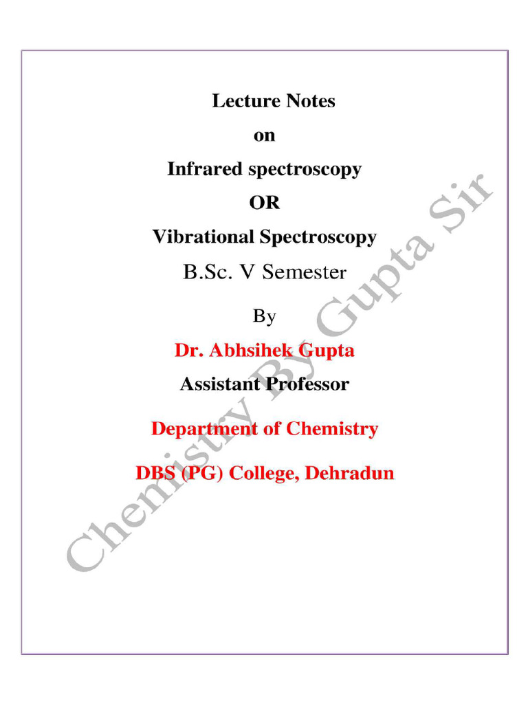 IR Spectros | PDF