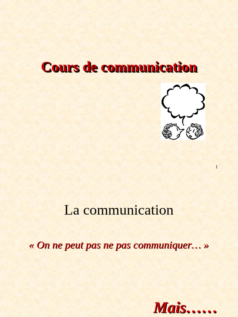 Introduction à la communication efficace | PDF | la communication