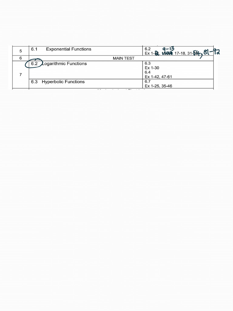 62 A Log Functions - 240330 - 115148 | PDF