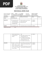 2025 Individual Work Plan | PDF | Teachers | Lesson Plan