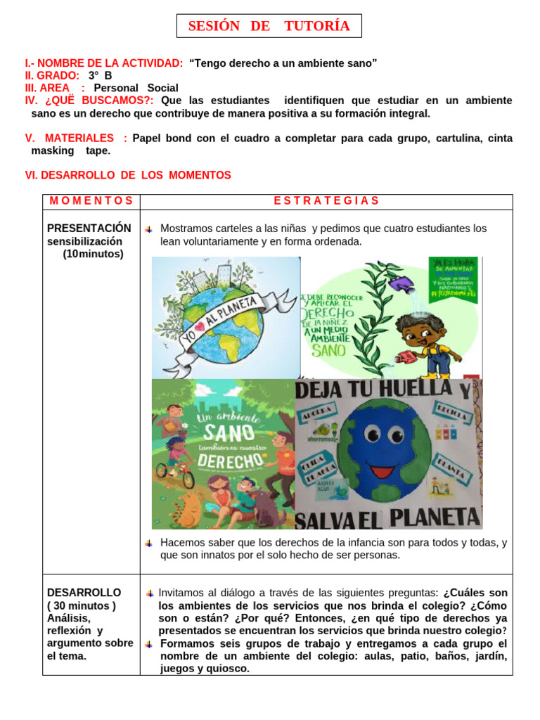Tengo Derecho A Un Ambiente Sano | PDF