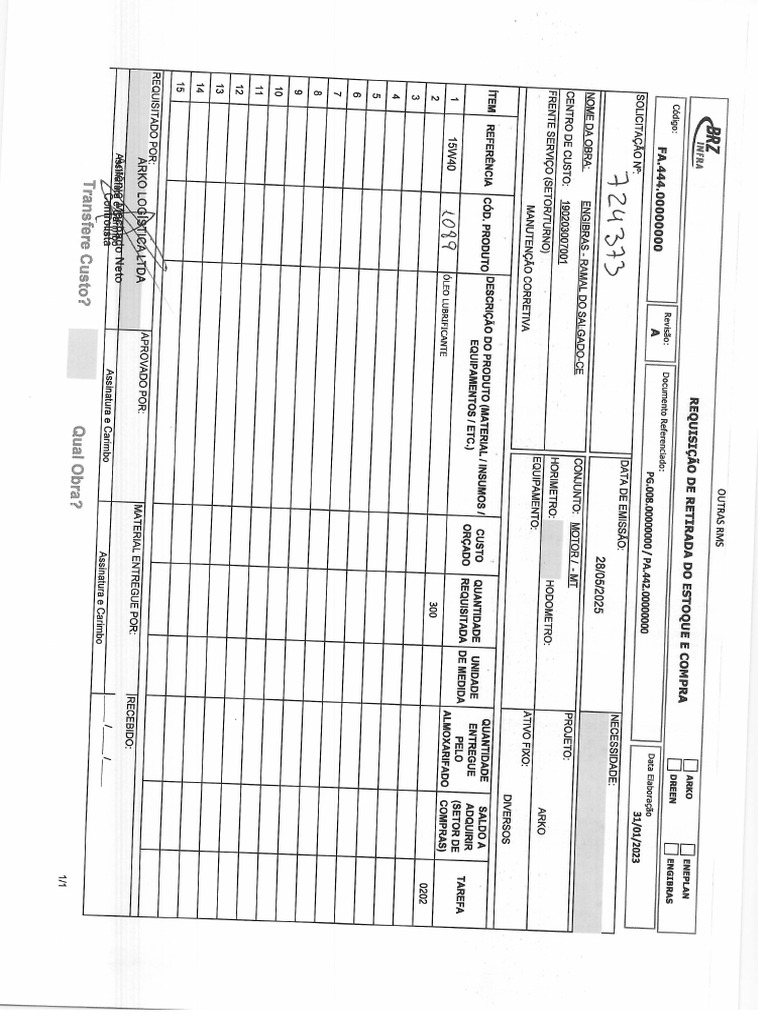RM 724373 - 15W40 - Ramal | PDF
