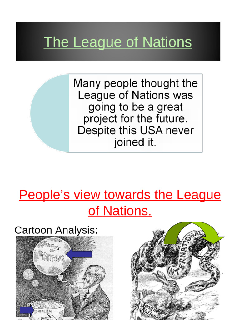 02.league of Nations 1920s Sources | PDF