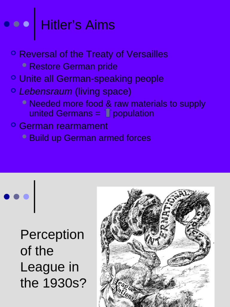 Hitler and The League of Nations-Powerpoint | PDF | Neville Chamberlain ...