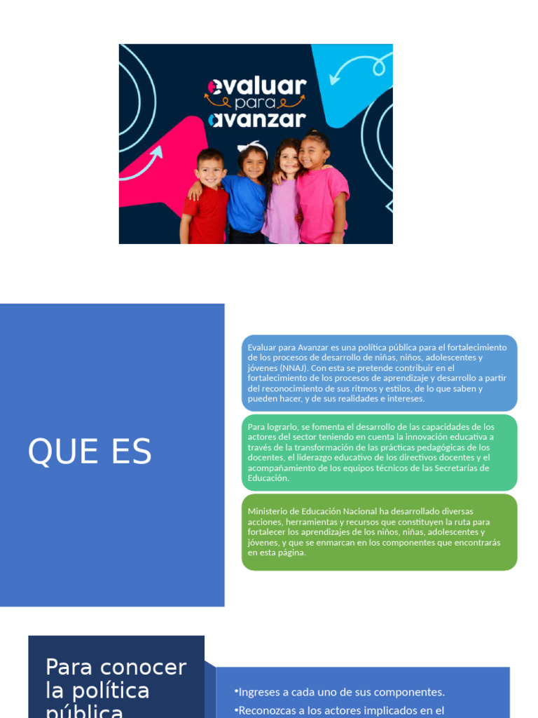 Evaluar para Avanzar | PDF | Enseñando | Aprendizaje
