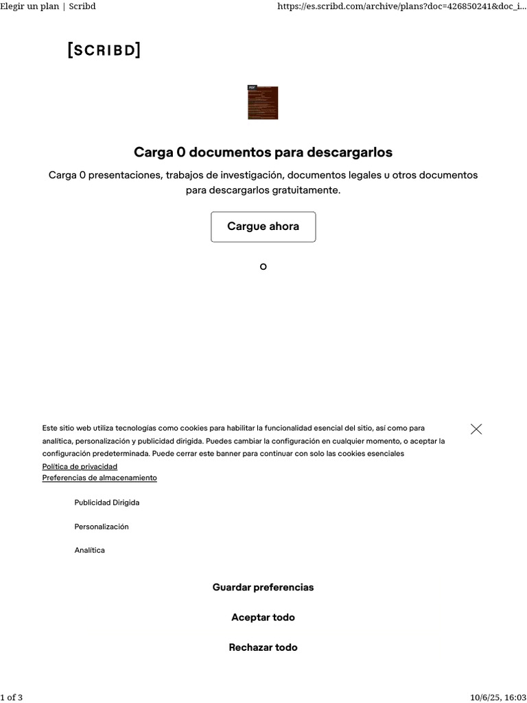 Elegir Un Plan - Scribd | PDF | Cookie HTTP | Scribd
