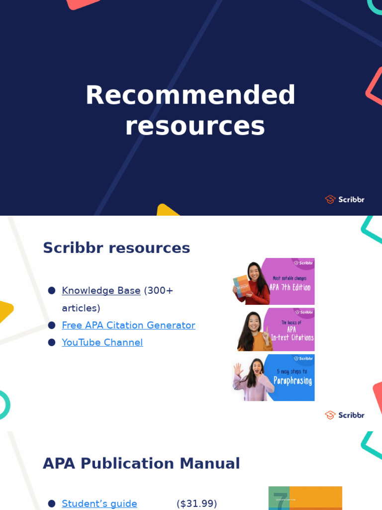 APA 7th Edition Resources Guide | PDF