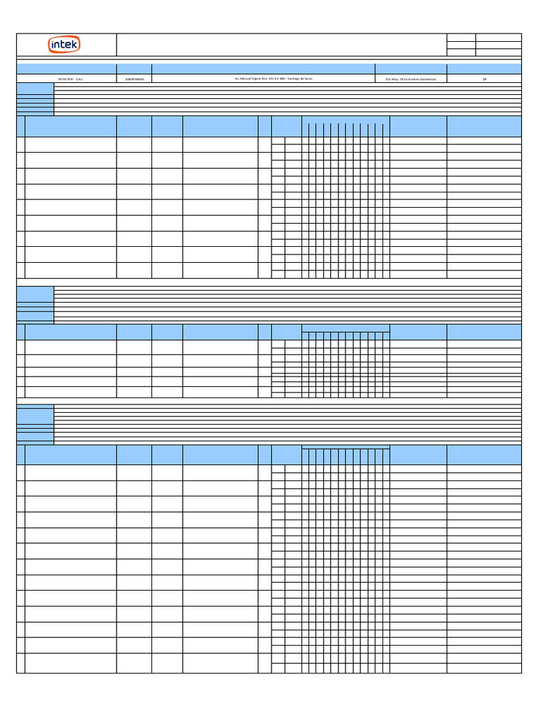 Programa Anual de SST 2024 en INTEK | PDF | Seguridad y salud ...