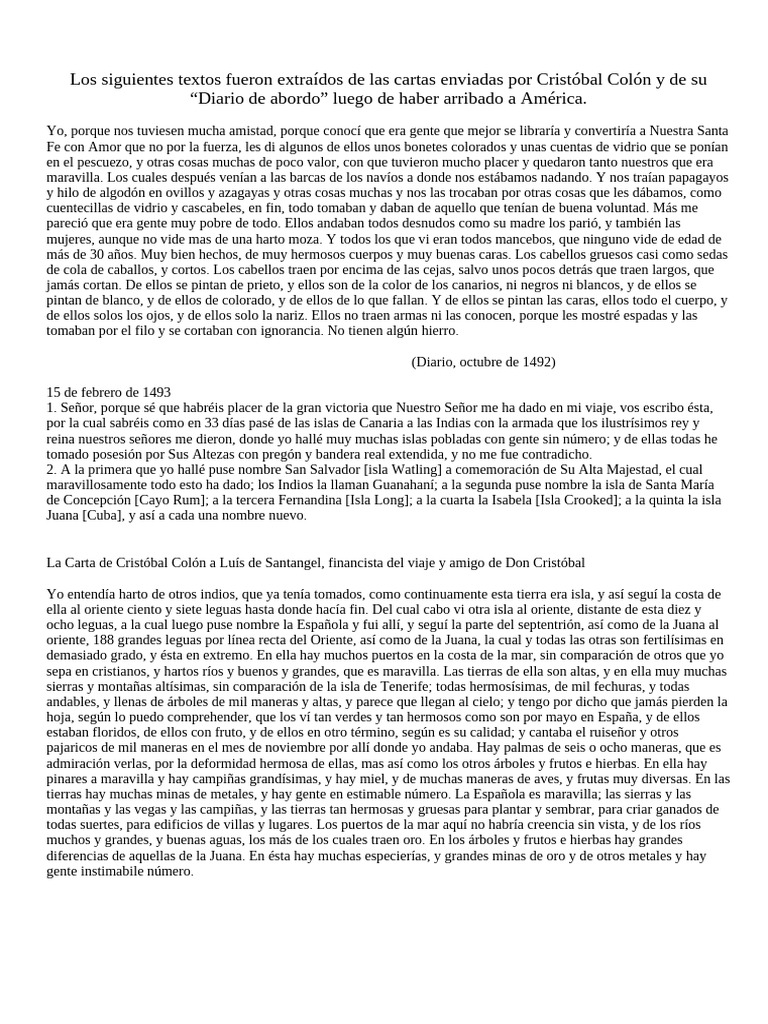 Cartas - Cristobal - Colon 3 | PDF | Cristobal colon