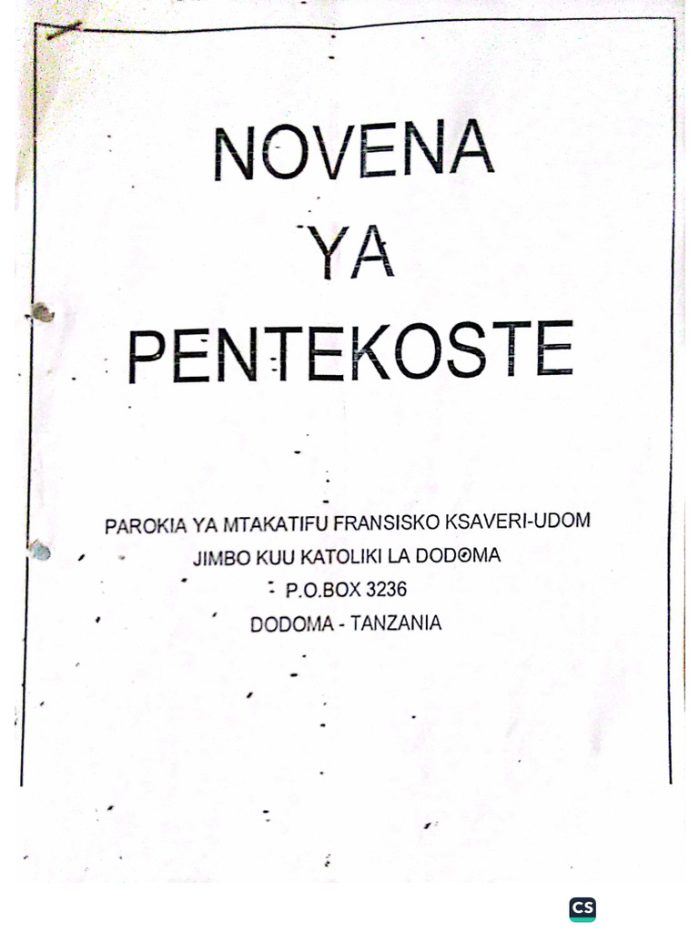 Novena Ya Pentekoste | PDF