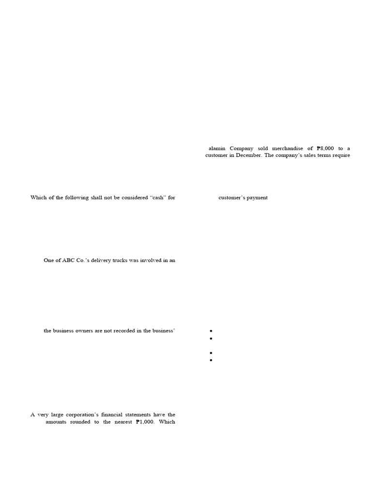 Qualifying Exam Review: FAR/AFAR 2025 | PDF | Depreciation | Historical ...
