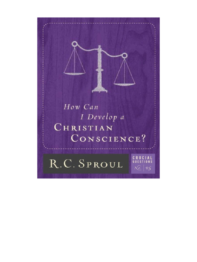 How Can I Develop A Christian Conscience | PDF | Covenant (Biblical ...