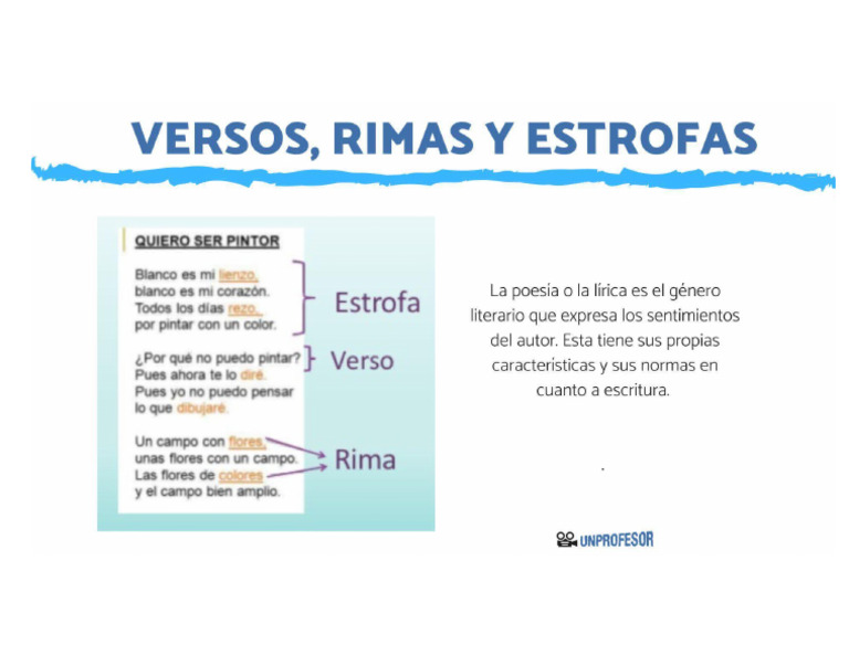 Ejemplos de Versos Rimas y Estrofas | PDF