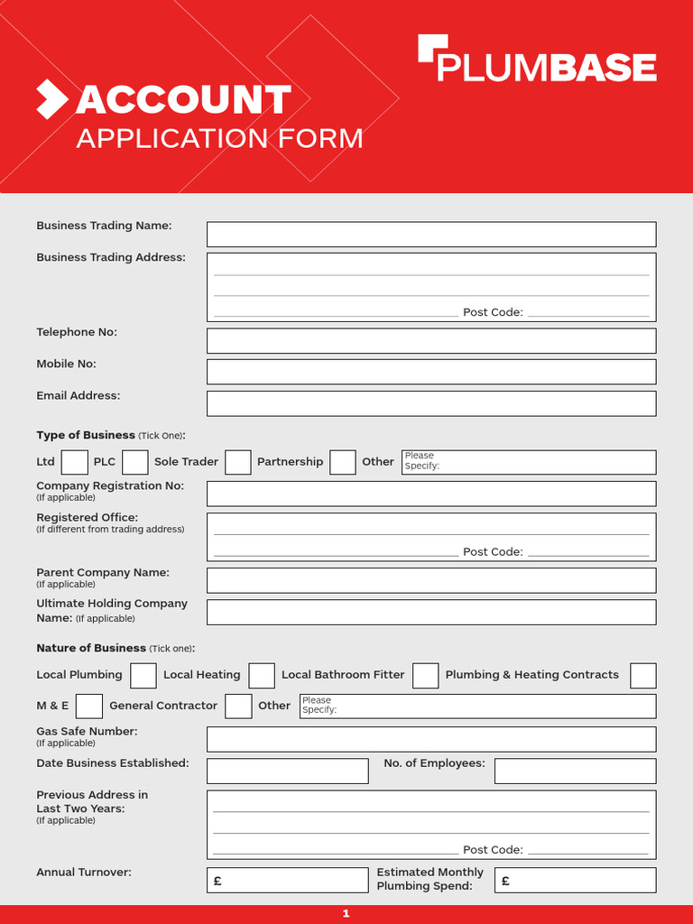 Plum Base Account Applicationform | PDF | Guarantee | Breach Of Contract
