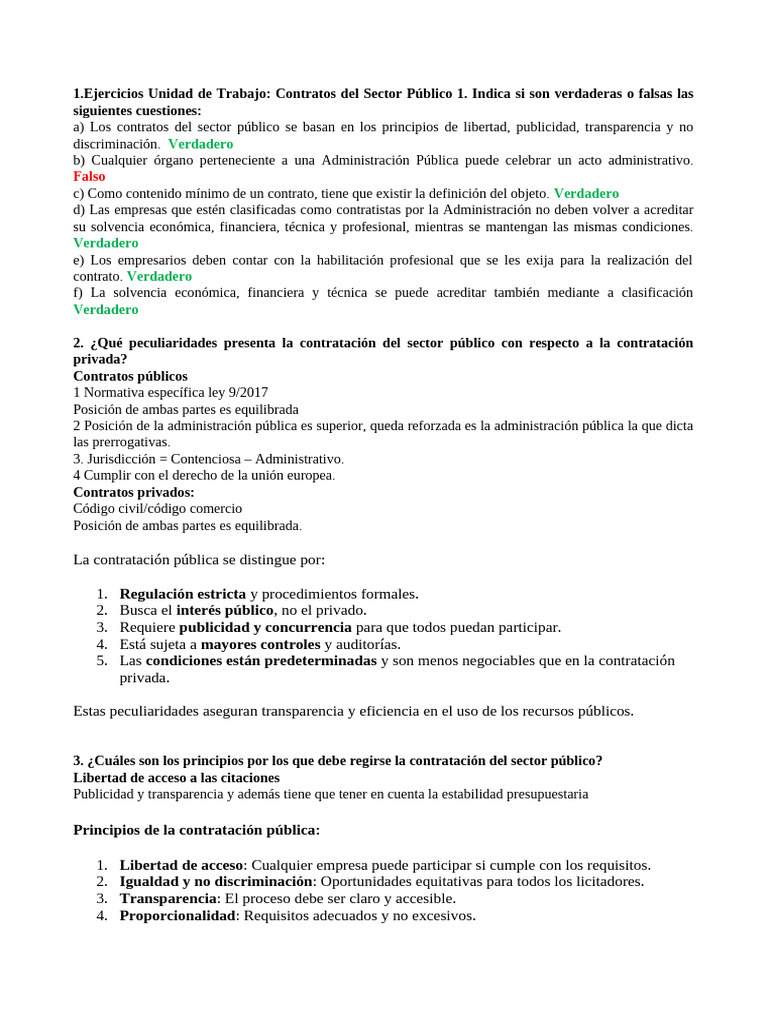 Tema 7 Ejercicios | PDF | Administración Pública | Gobierno