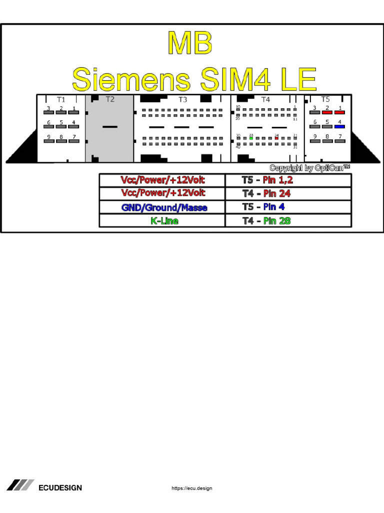 Siemens Sim4le Mercedes Main Connector | PDF