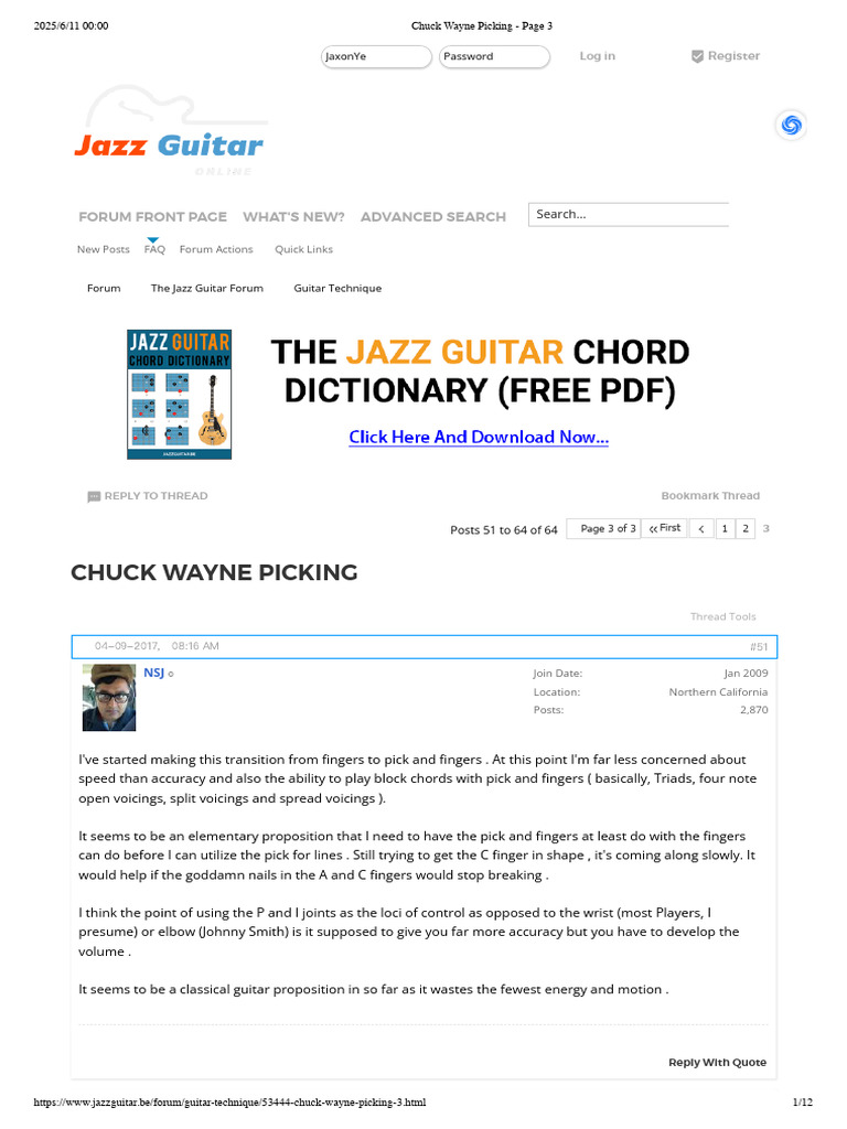 Chuck Wayne Picking - Page 3 | PDF | Guitars | Jazz