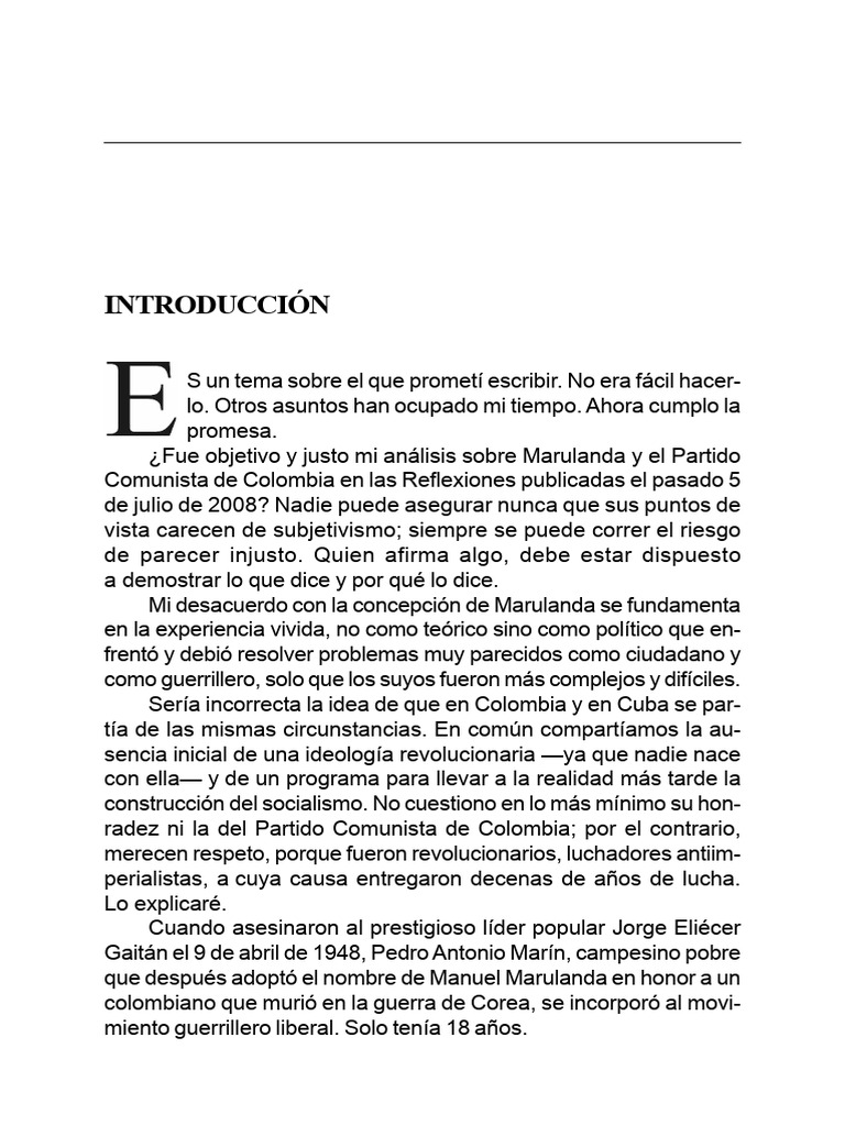 01 Intro Paz Colombia | PDF | Cuba | Comunismo